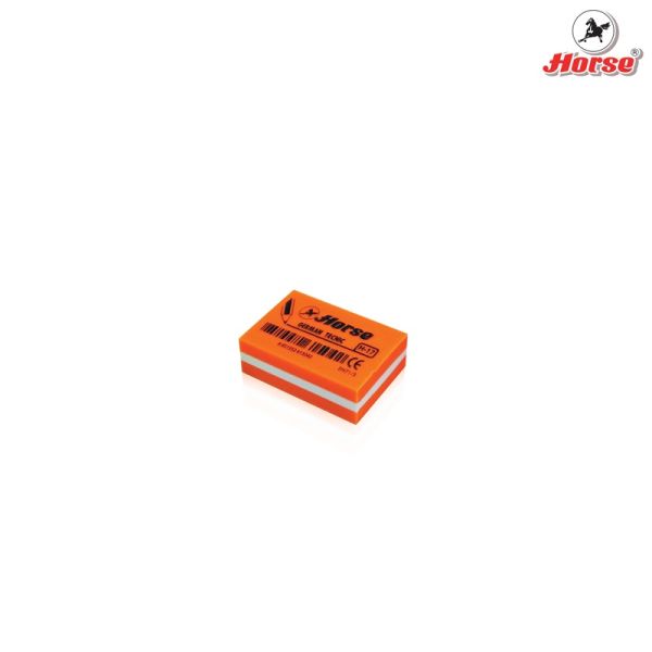 Horse ตราม้า ยางลบดินสอ สีสะท้อนแสง NEO ERASER H-17 จำนวน 50 ก้อน/กล่อง